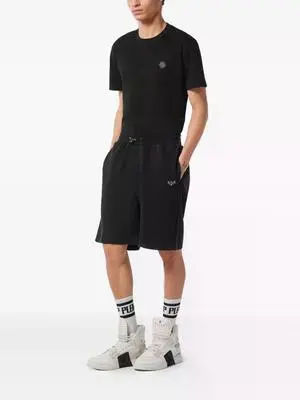 Philipp Plein Cotton Track Shorts