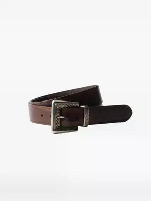 Prada Leather Belt - Brown