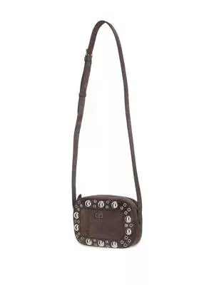 Valentino Garavani Stud Embellished Shoulder Bag - Brown