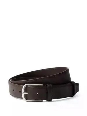 Prada Saffiano Leather Belt - Brown