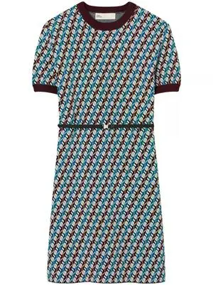Tory Burch Jacquard-weave Sweater Dress