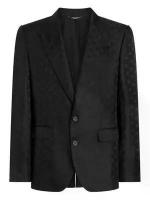 Dolce & Gabbana Logo-jacquard Blazer
