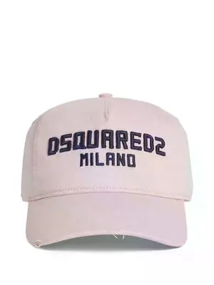 Dsquared2 Logo-embroidered Baseball Cap - Pink