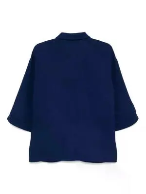 Elie Saab Wool Crepe Blouse