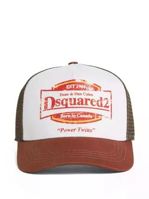 Dsquared2 Logo-print Trucker Cap - White
