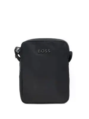 BOSS Messenger Bag With Logo Appliqu
