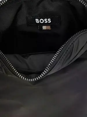BOSS Messenger Bag With Logo Appliqu