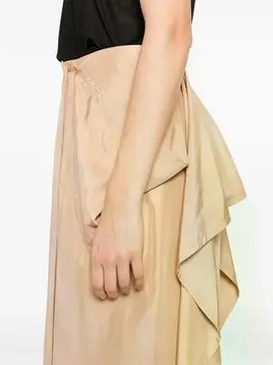 Carven Silk Straight Skirt