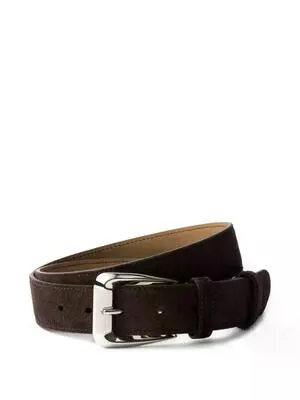 Prada Suede Belt - Brown