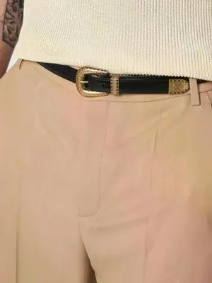 Valentino Garavani Vlogo Signature Brushed Calfskin Belt