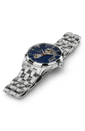 Hamilton Jazzmaster Open Heart Automatic Bracelet Watch - Blue