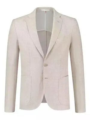 LUIGI BORRELLI Single-breasted Blazer - Neutrals