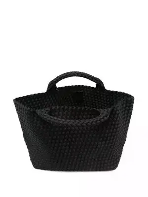 NAGHEDI Woven Tote Bag - Black
