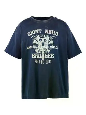 NEIGHBORHOOD Cotton T-shirt - Navy