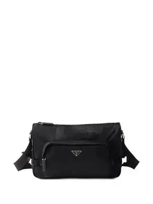 Prada Re-nylon Messenger Bag - Black