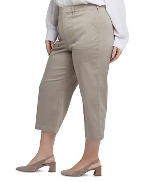 NYDJ Stretch Twill Utility Pants - Saddlewood
