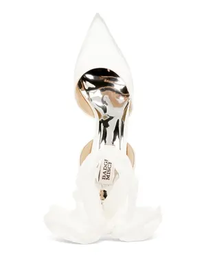 Badgley Mischka Blaze Pumps - White Satin