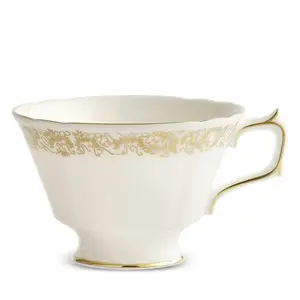 ROYAL CROWN DERBY Gold Aves Narrow Band Teacup - Clear