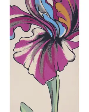La DoubleJ Magnifico Printed Silk Twill Dress - Iris Placee