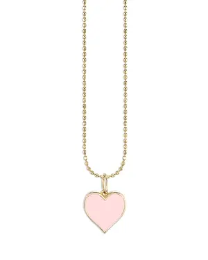 SYDNEY EVAN 14k Yellow Heart Pendant Necklace - Gold