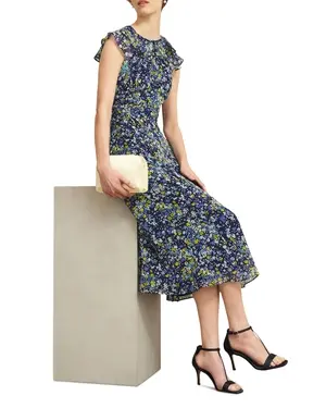 HOBBS LONDON Floral Print Dress