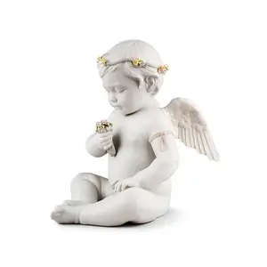 LLADRO Celestial Angel Sculpture - Multi