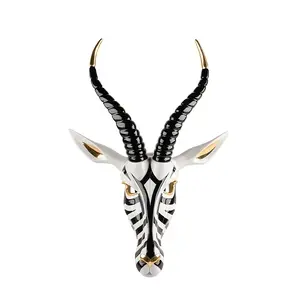 LLADRO Antelope Mask Sculpture