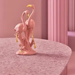 LLADRO The Flamingos, Pink