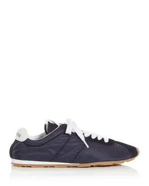 Miu Miu Low Top Sneakers - Bleu