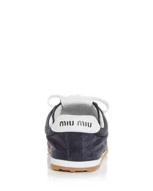 Miu Miu Low Top Sneakers - Bleu