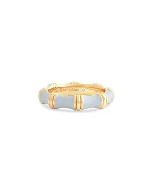 ANABEL ARAM Blue Bamboo Band Ring - Blue/gold