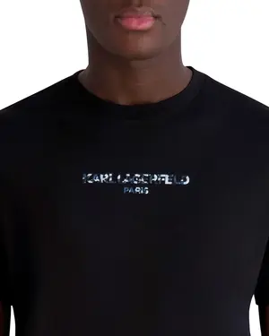 Karl Lagerfeld Paris Camo Logo Tee