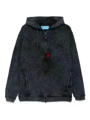STAIN SHADE Zip-up Hooded Sweatshirt