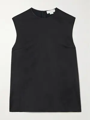 Stella McCartney Satin Round Neck Top