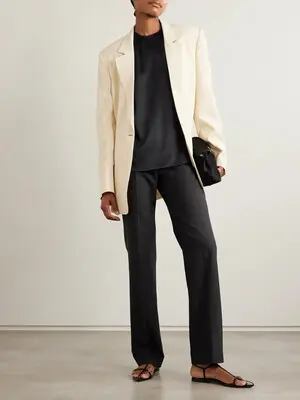 Stella McCartney Satin Round Neck Top