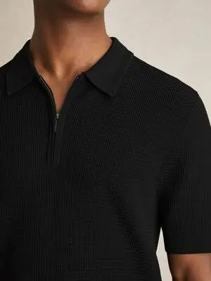 Reiss Zip Up Polos For Men