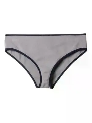 Miu Miu Two-tone Bikini Bottom - Grey