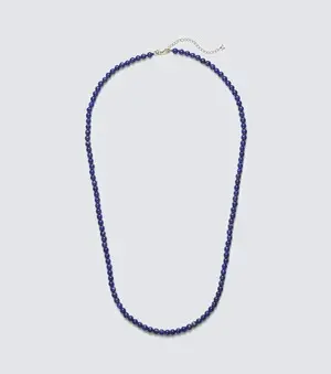 Mateo 14kt Yellow Gold Necklace With Lapis Lazuli - Blue