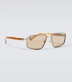 Brunello Cucinelli Jarama Rectangular Sunglasses