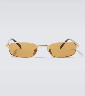 Prada Gold Tone Eyewear For Men