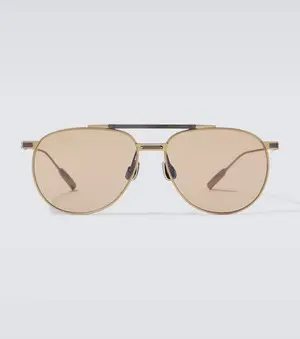 Brunello Cucinelli Aviator Sunglasses - Brown