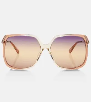 Chloé Oversized Sunglasses - Gold