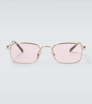 Miu Miu Rectangular Sunglasses - Gold