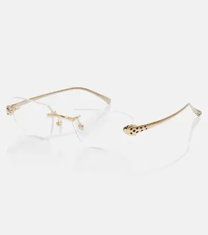 CARTIER Panthère De Rectangular Glasses