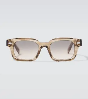 Brunello Cucinelli Square Frame Sunglasses - Brown