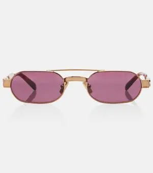 Miu Miu Oval Sunglasses - Pink