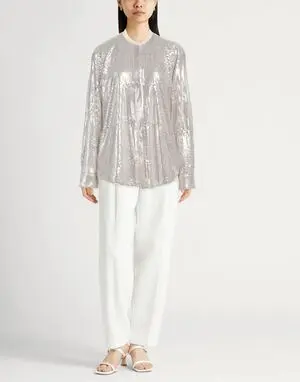 ALYSI Shirt With Appliqués And Sequins