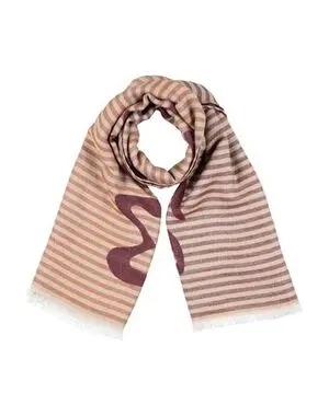 MANILA GRACE Scarf Viscose, Acrylic, Wool - Beige