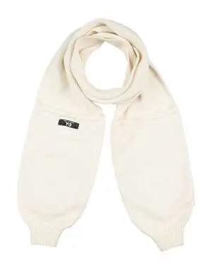 Y3 Scarf Cream Recycled Polyamide, Wool, Elastane