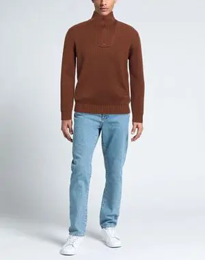 FILIPPO DE LAURENTIIS Merino Wool Turtleneck - Brown